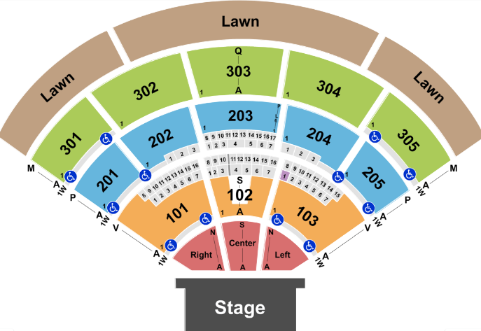 Ithink Amphitheatre Seating Chart